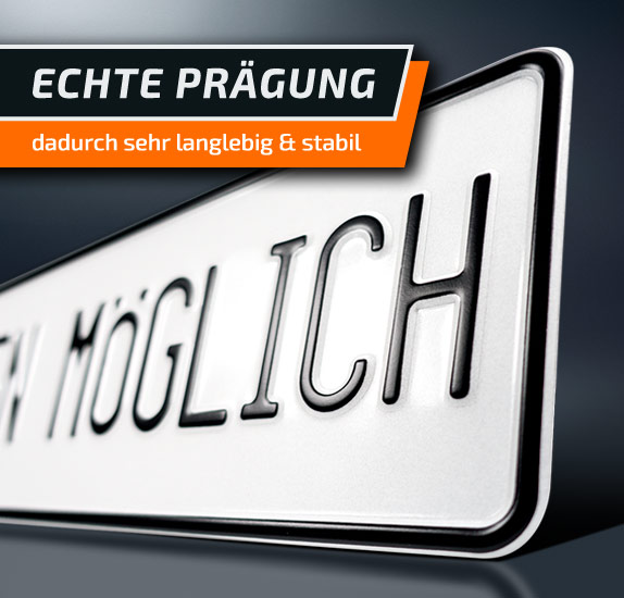 Schild geprägt mit langem Wunschtext | Aluminium | Parkplatz ...